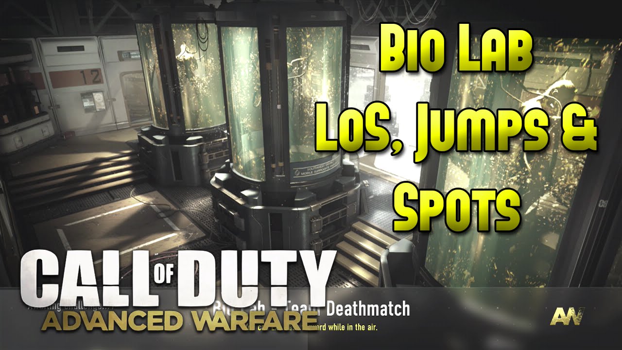 Call of Duty Advanced Warfare:Bio Lab(Lines of Sight, Jumps & Spots ...