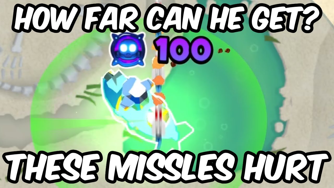 BTD6 - How far can THE FIRST STRIKE COMMANDER get? - YouTube