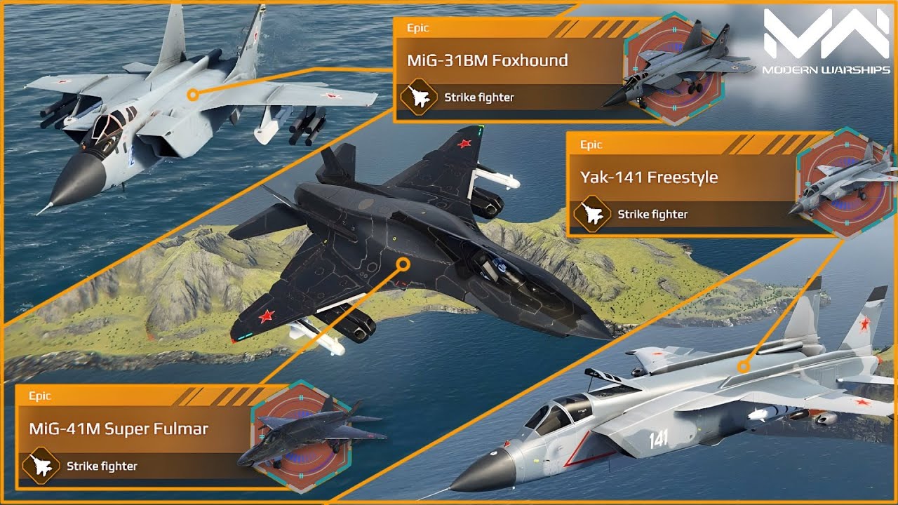 [FiXed] Yak-141 Freestyle VS MiG-41M Super Fulmar And MiG-31BM Foxhound ...