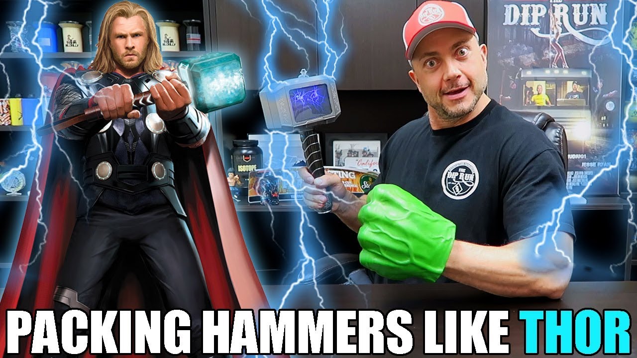 Packing HAMMERS Like THOR! - YouTube