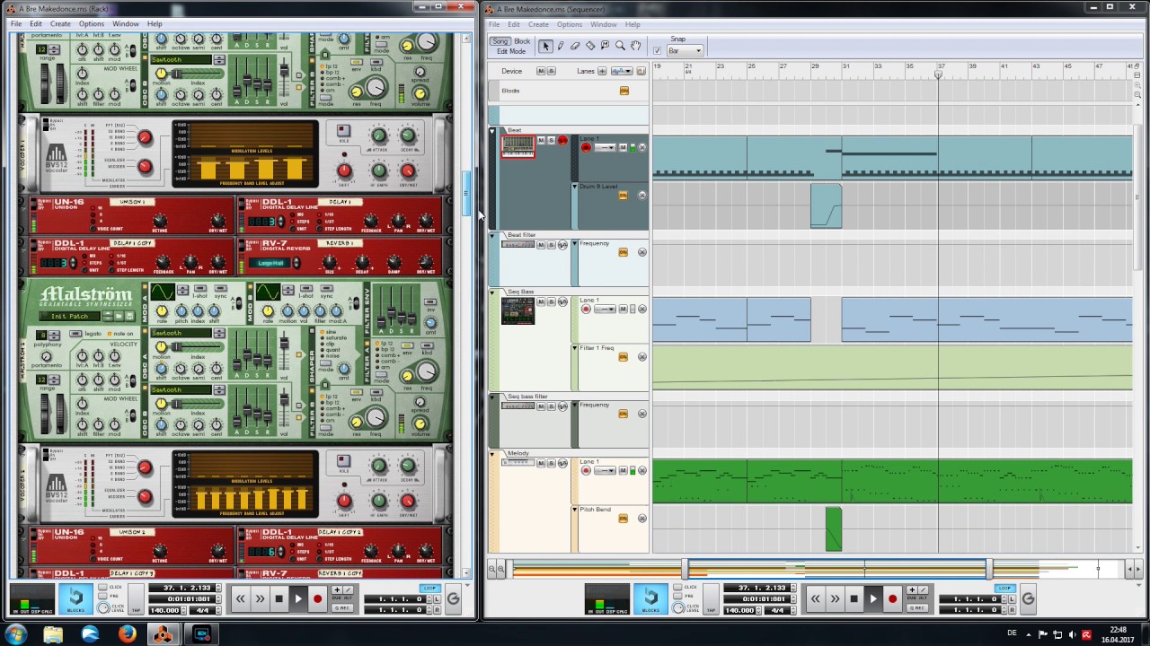 A Bre Makedonce (Trance Mix) (made with Propellerheads Reason) - YouTube