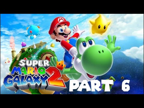 Super Mario Galaxy 2 Playthrough - Part 6 Fluffy Bluff Galaxy - YouTube