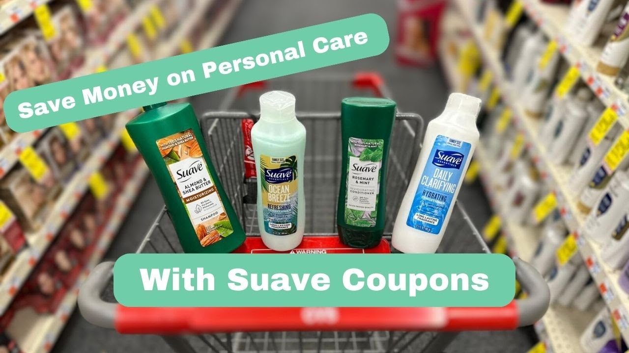 Save on Daily Personal Care with Suave Coupons - YouTube