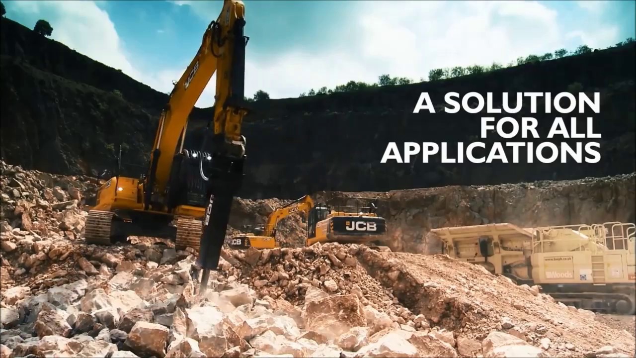 All New JCB Hydraulic Breaker Range - YouTube