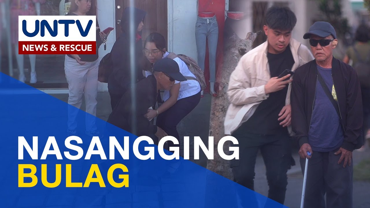 Social Experiment: nasangging bulag sa kalsada, may tutulong kaya ...
