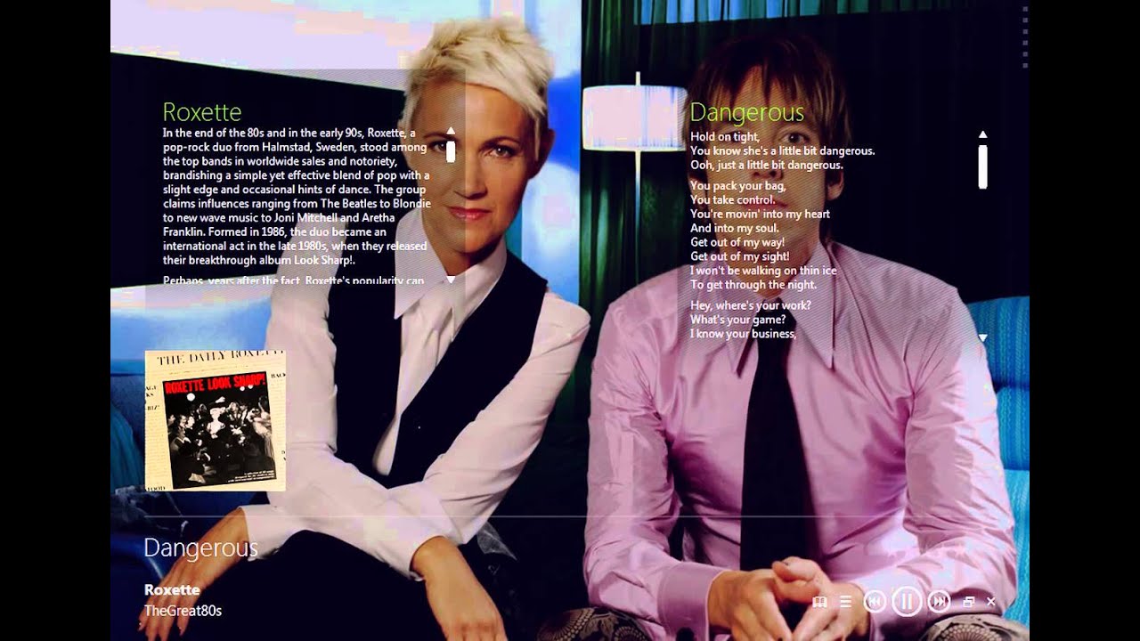 Roxette-Dangerous (HD Quality) - YouTube