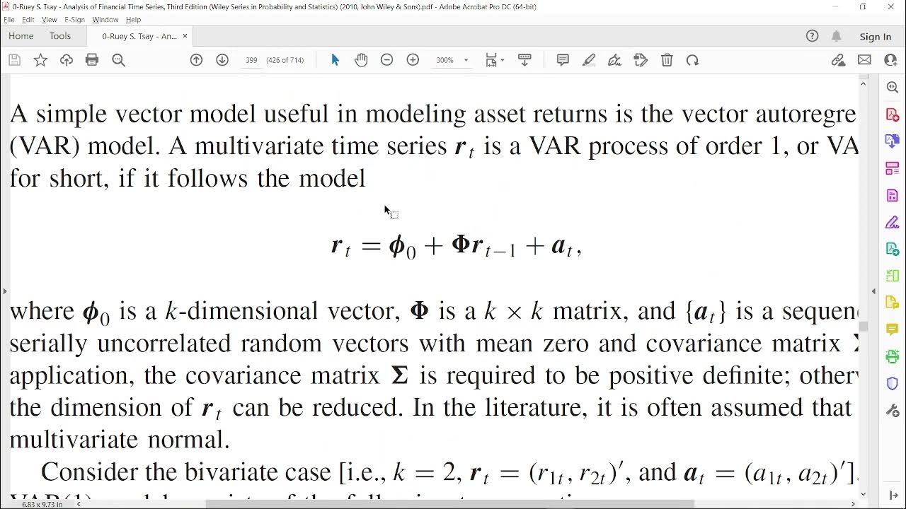 Vector Autoregressive Models - YouTube