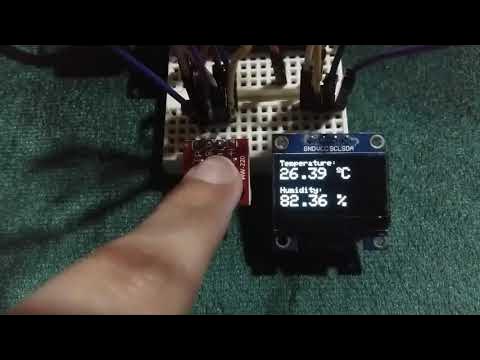 (Demo) HTU21D Temperature & Humidity Sensor with ESP32 - YouTube