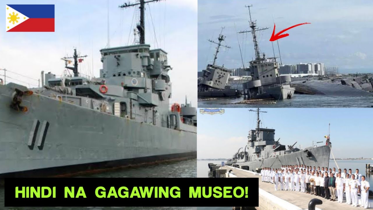 Hindi na gagawing Museo ang BRP Rajah Humabon! Hahayaang naka lubog ang ...