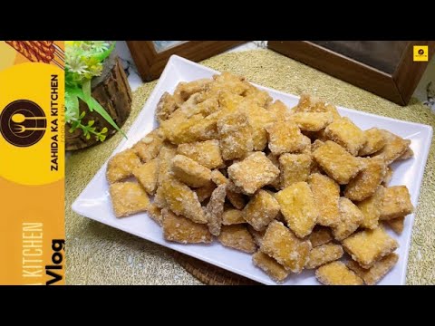 Shaker paray | sugar coated snacks By Zahida Ka Kitchen # ...