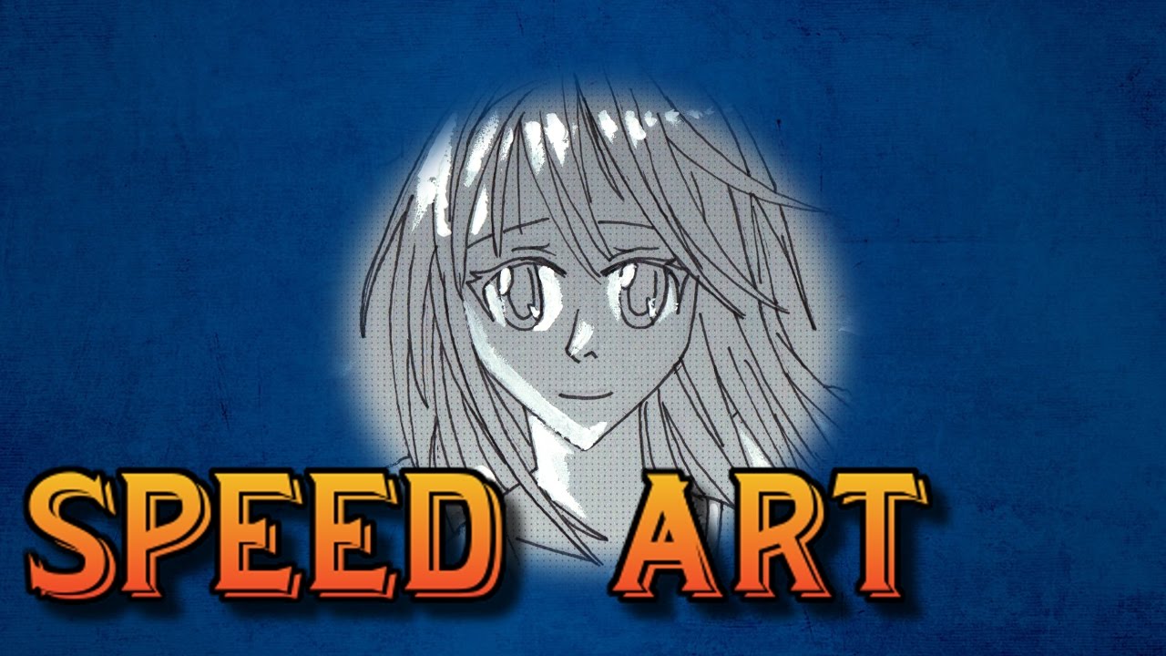 Drawing Anime w/ Screen Tone | Speed Art - YouTube