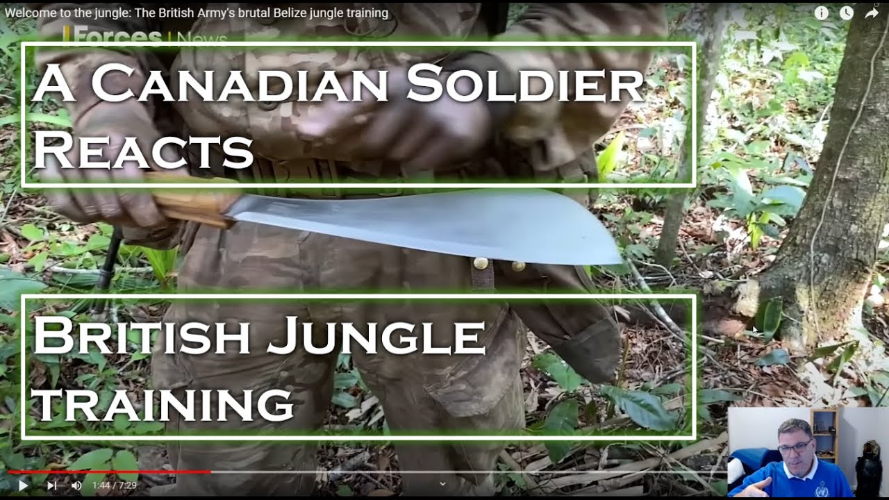 The British Army's brutal jungle training - A Canadian Soldier Reacts ...