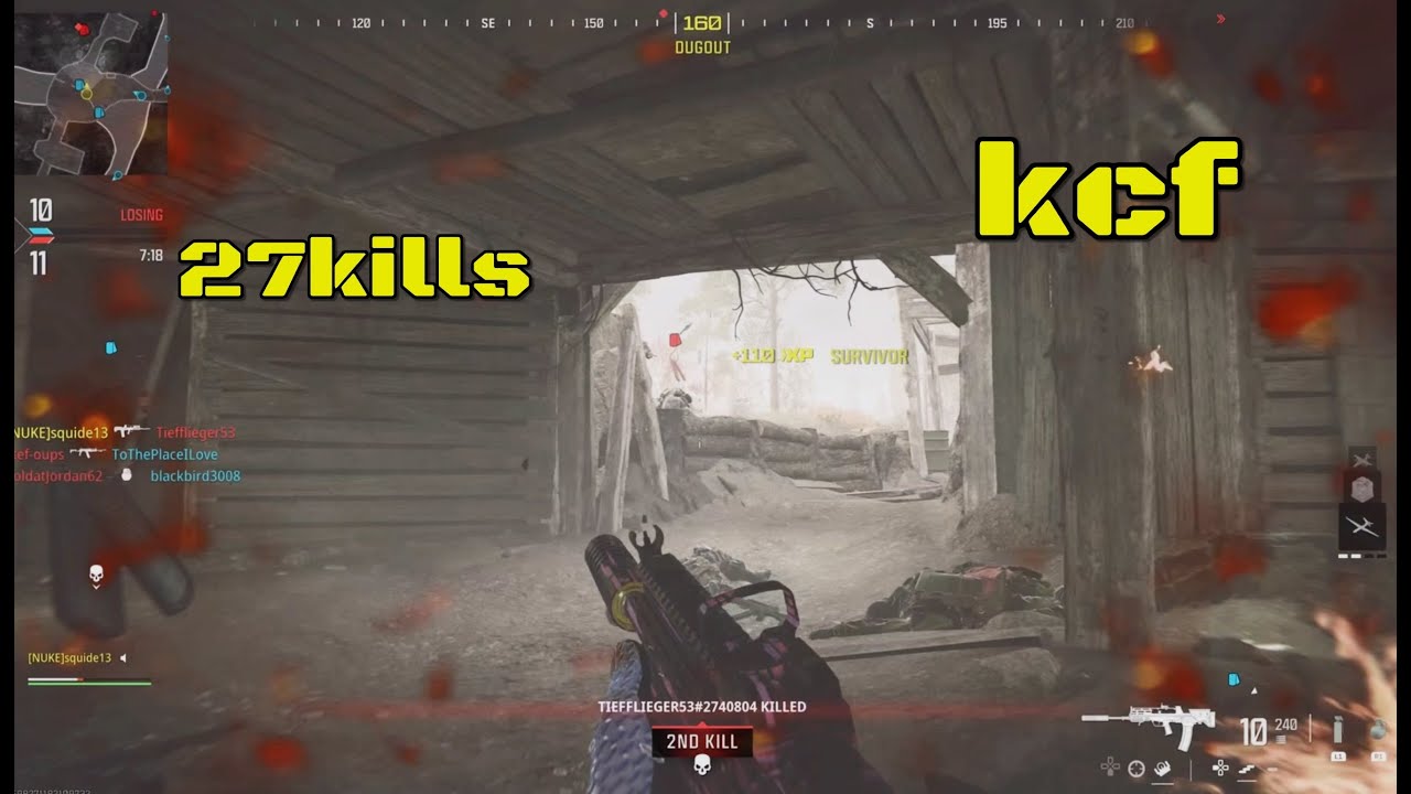 COD MWIII KCF 27KILLS ON WASTELAND - YouTube