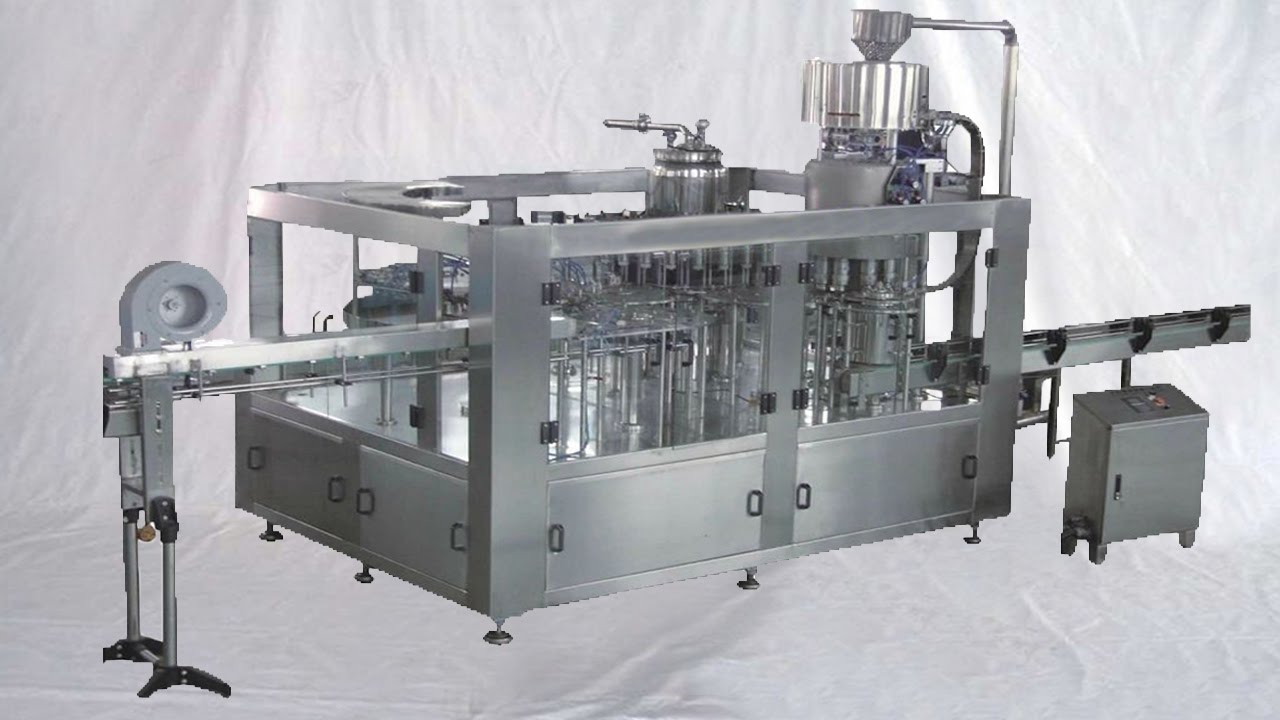 Drinking green tea filling production line installed run debugging in ...