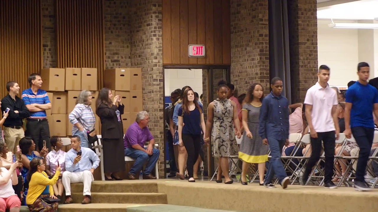 Salem Church Middle School Walking In - YouTube
