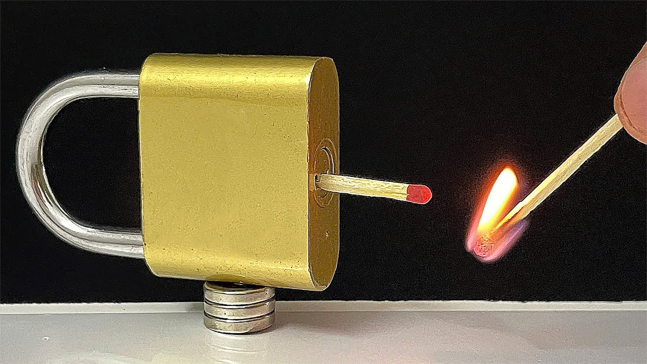 Unlocking Locks with a Match – The Crazy Way to Open Every Lock in Your ...
