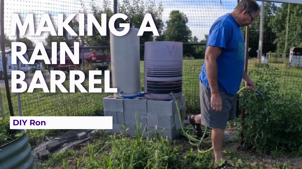 Making a Rain Barrel - YouTube