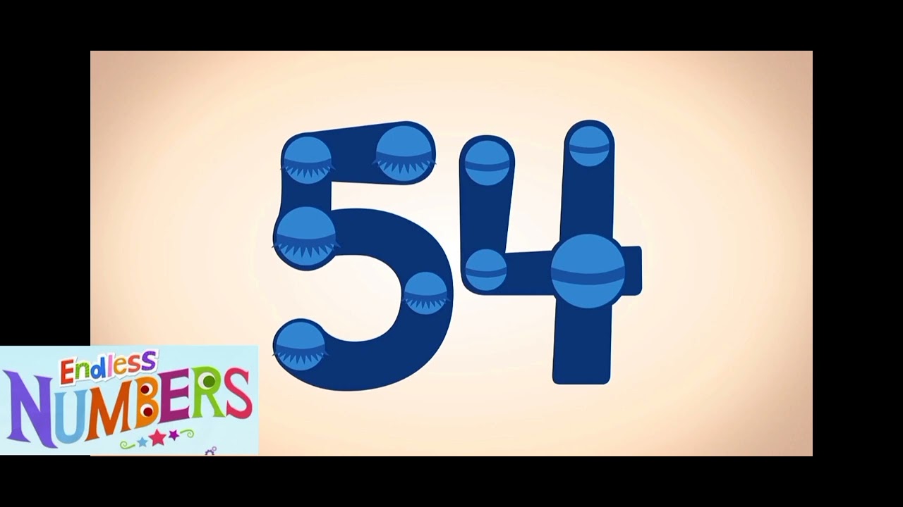 Endless Numbers 51-60 Sing I'm blue da ba dee da ba die - YouTube