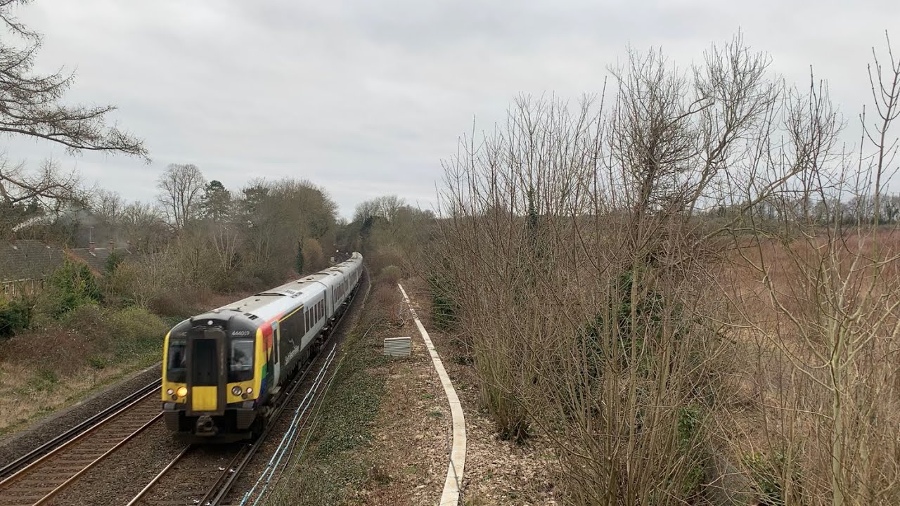 Class 444 Desiro | 444019 Trainbow Livery + 444033 | South Western ...