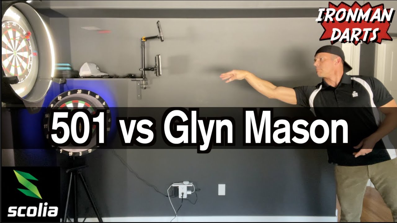 501 vs Glyn Mason on Ironman Darts featuring Scolia - YouTube