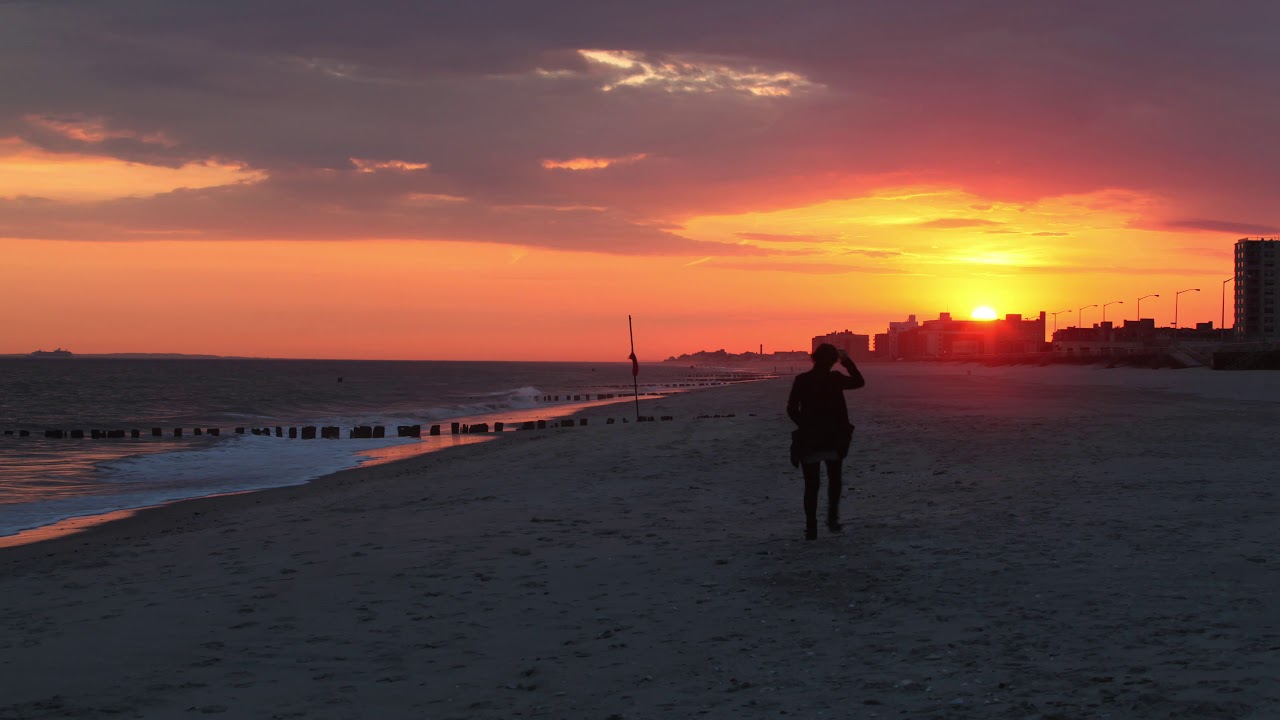 Sunset Timelapse - Rockaway Beach, Queens NY - YouTube