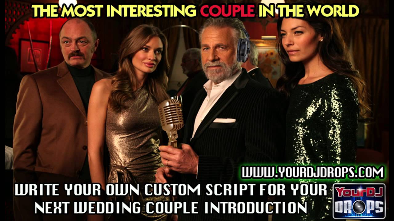Most Interesting Couple Wedding Introduction - YouTube