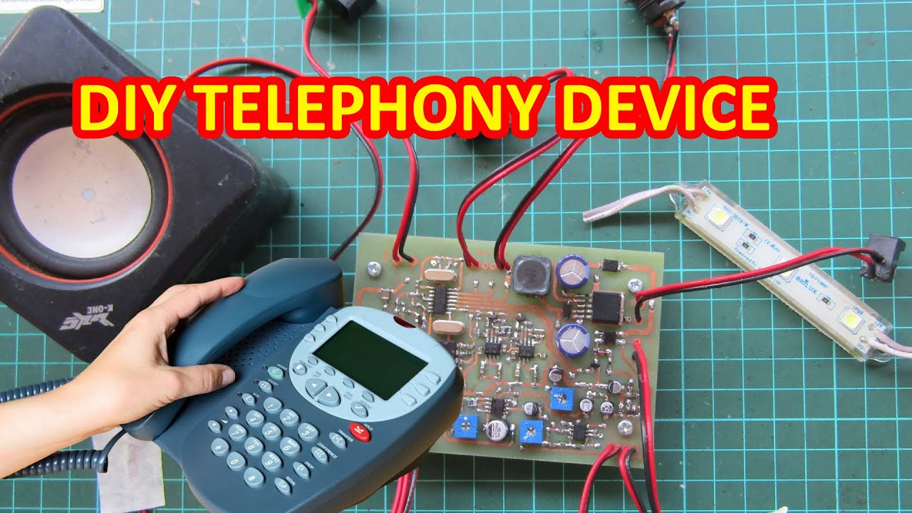 DIY TELEPHONY DEVICE - YouTube
