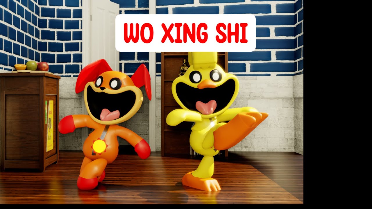 [Poppy Playtime] Wo Xing Shi Dog and Duck #catnap #woxingshi - YouTube