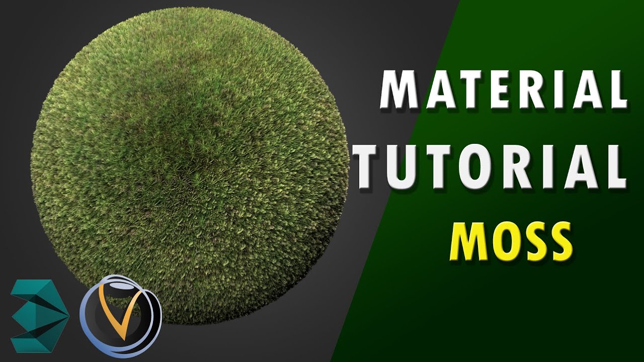 V-Ray Material Tutorial - Moss - YouTube