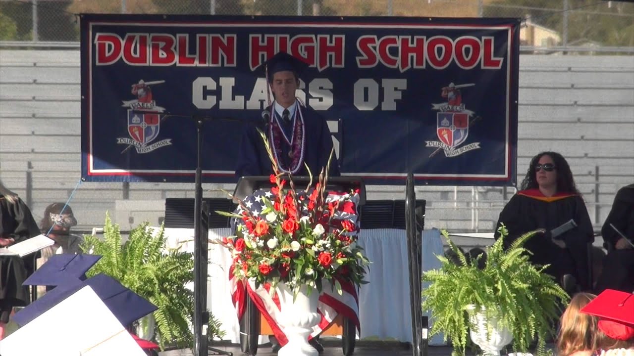 Dublin High School Gael Scholar Zachary Schmidt Speaks at the Dublin ...