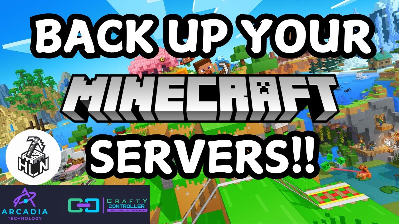 BACK UP YOUR MINECRAFT SERVERS NOW! How To Back Up Your Minecraft Server Using Crafty Controller ...