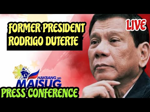 PRRD HOLDS PRESS CONFERENCE AFTER THE SENATE HEARING - YouTube