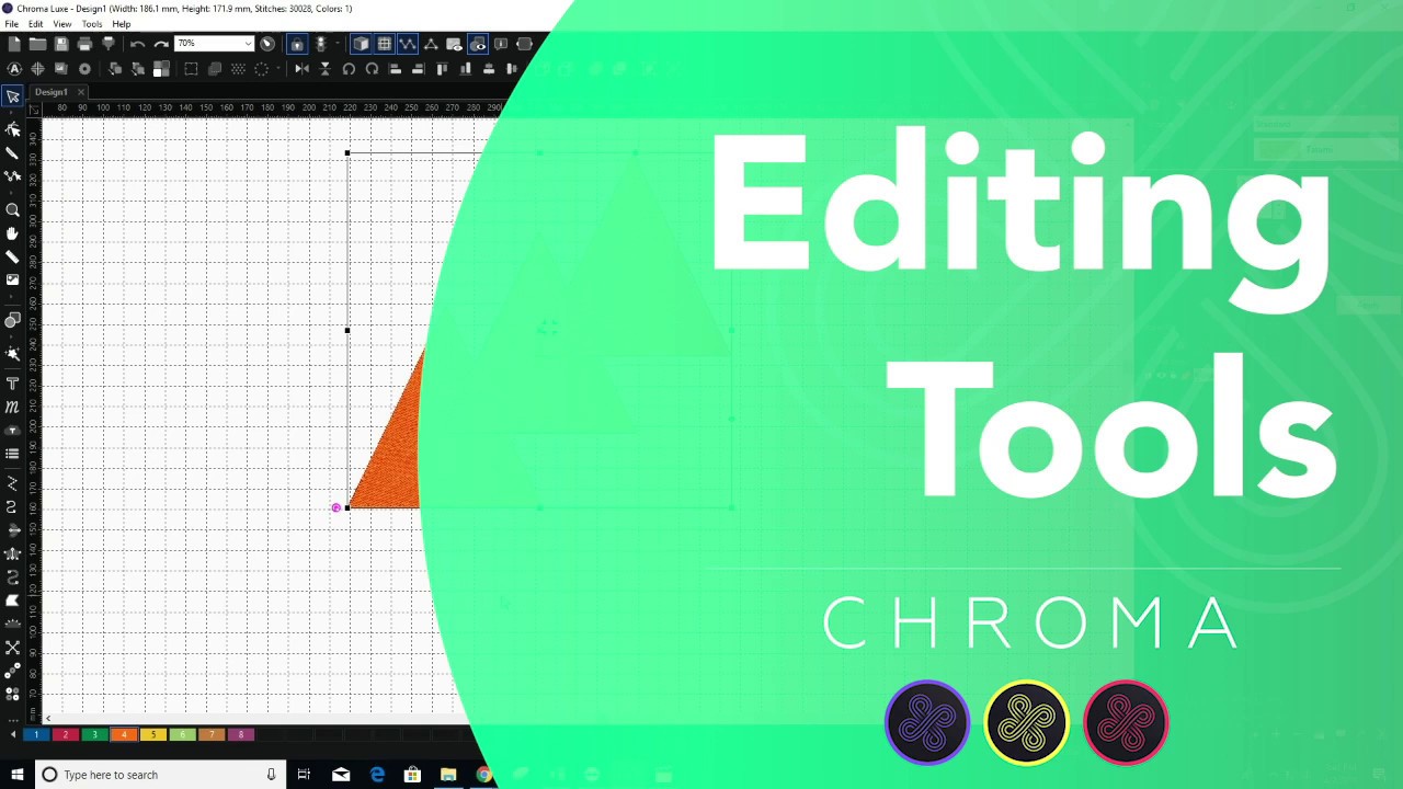 Editing Tools (Inspire, Plus, and Luxe) | Chroma Digitizing Software ...