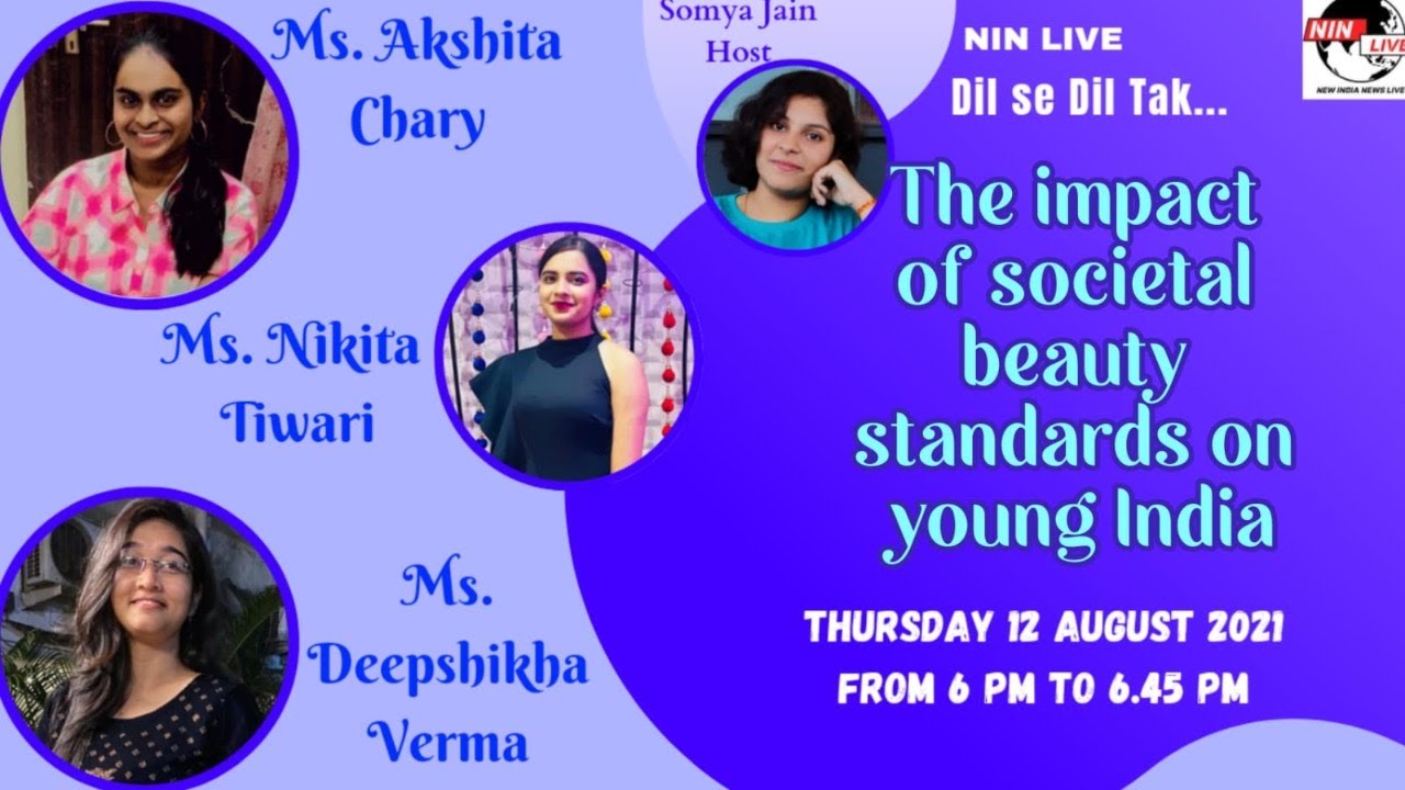 The impact of societal beauty standards on young India. - YouTube