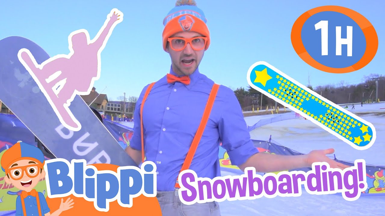 Blippi's Snowboard Slope Excitement! 🏂 😆 | Blippi | Express Yourself ...