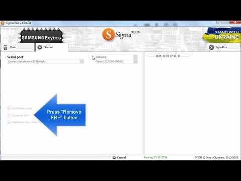Remove FRP on Samsung S22 (Exynos 2200) with Sigma Plus