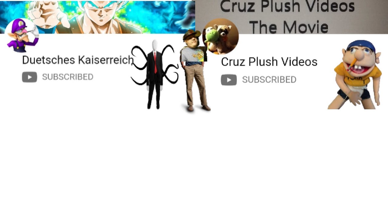 (Gaming Slender Man Jeffy React To Duetsches Kaiserreich And Cruz Plush ...