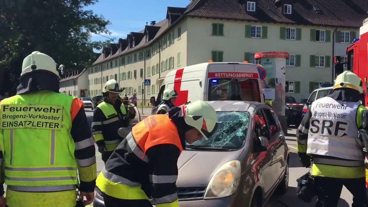 Unfall Bregenz Schendlingen - YouTube