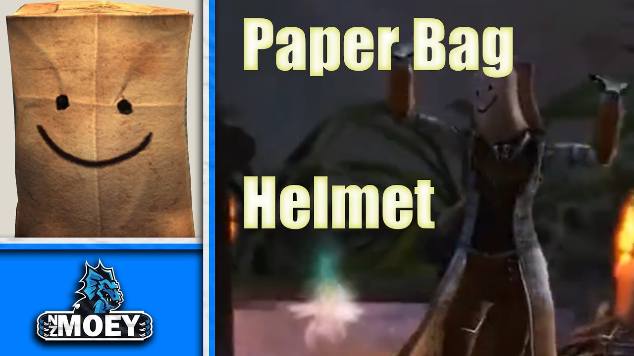 Guild Wars 2 Paper Bag Helmet Guide - YouTube