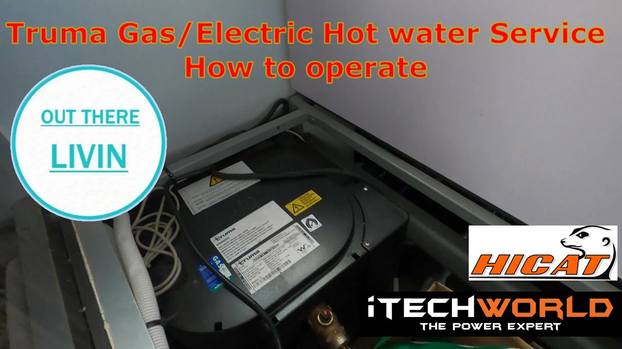 Caravan Hot water service Setup, Truma Electric GAS - YouTube