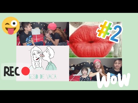 beso de vaca 🐄🐄parte 2 (CON MIS HIJOS ) JAJA la pura verguenza