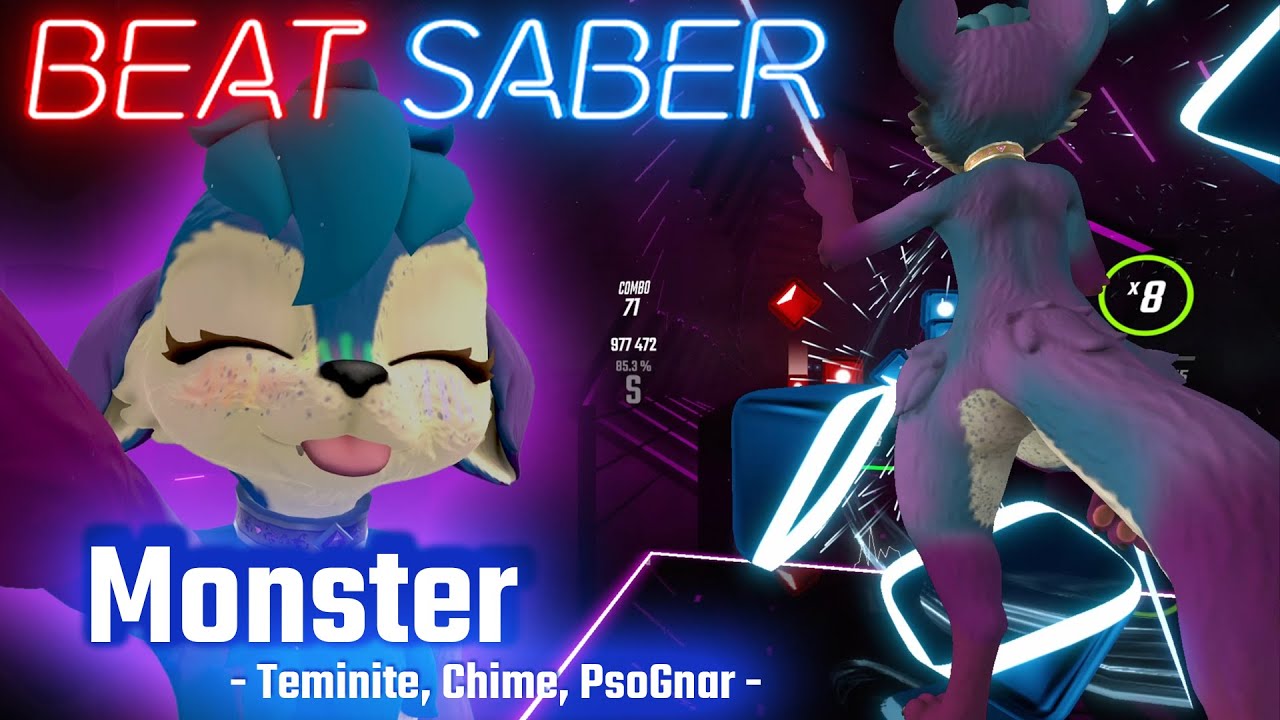 Teminite, Chime, PsoGnar - Monster (Beat Saber, Full Body Tracking ...