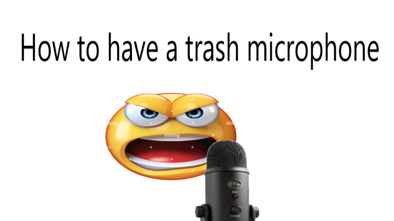 How to make your microphone sound like trash - YouTube
