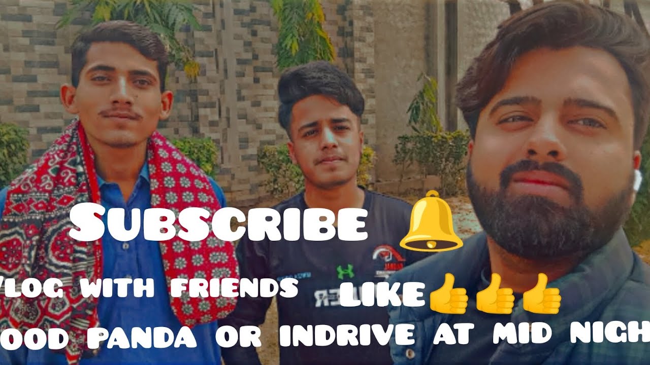 FOOD PANDA OR INDRIVE ORDER AT MID NIGHT_TRENDING_VLOG_MULTANI BOYS_YOUTUBE VIRAL VIDEO - YouTube