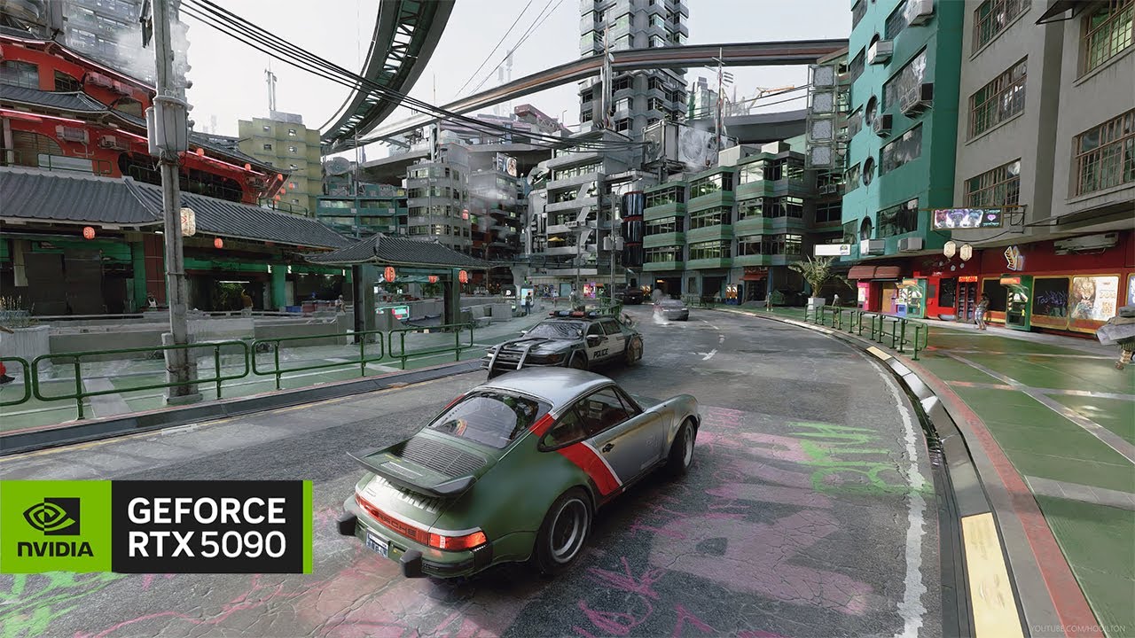 Cyberpunk 2077 MAXED OUT on RTX 5090! 4K - YouTube