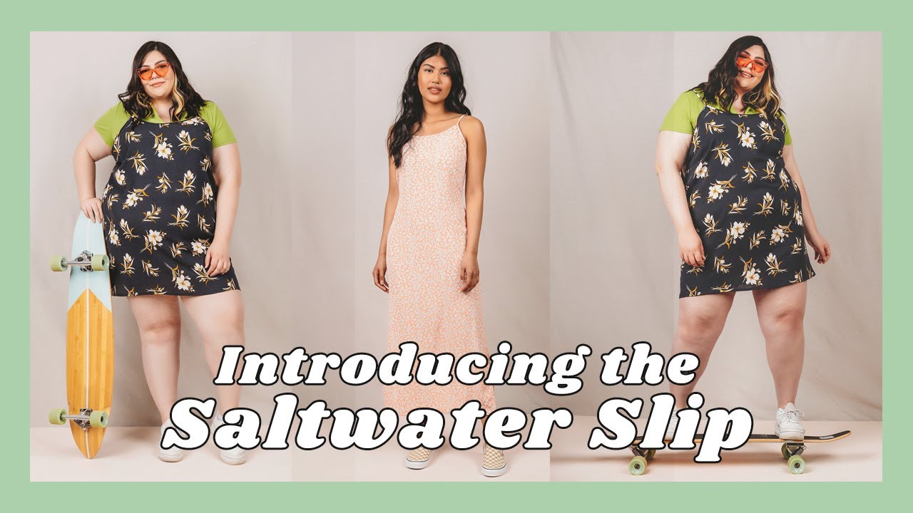 INTRODUCING THE SALTWATER SLIP DRESS PATTERN | Friday Pattern Company ...