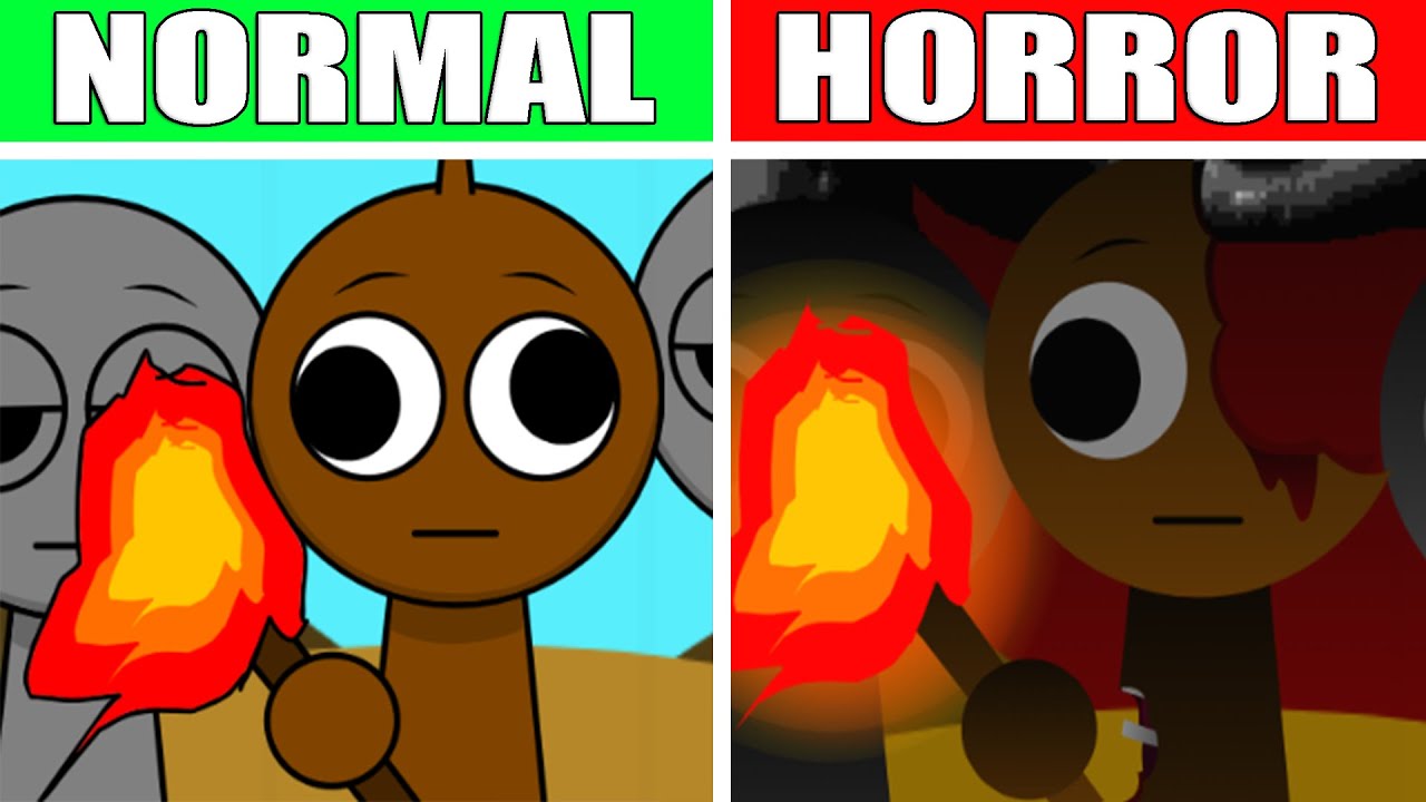 Incredibox - Sprunki Primitive Mod - Normal Vs Horror Version - New Mod ...