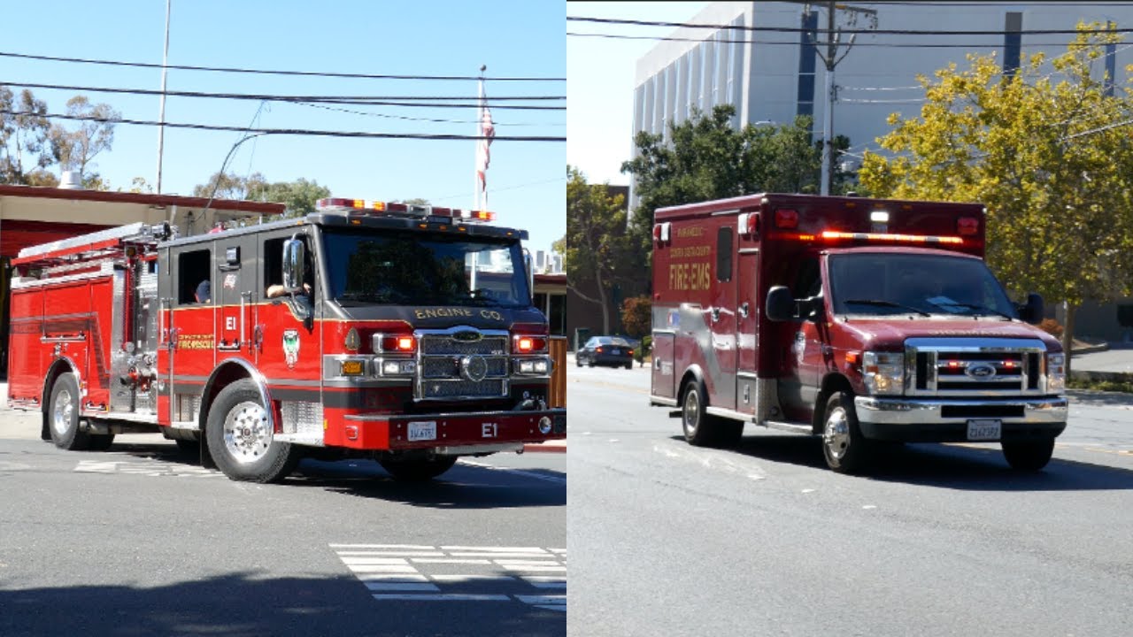 Contra Costa County Fire Protection District. Engine 1 + Medic 10 ...