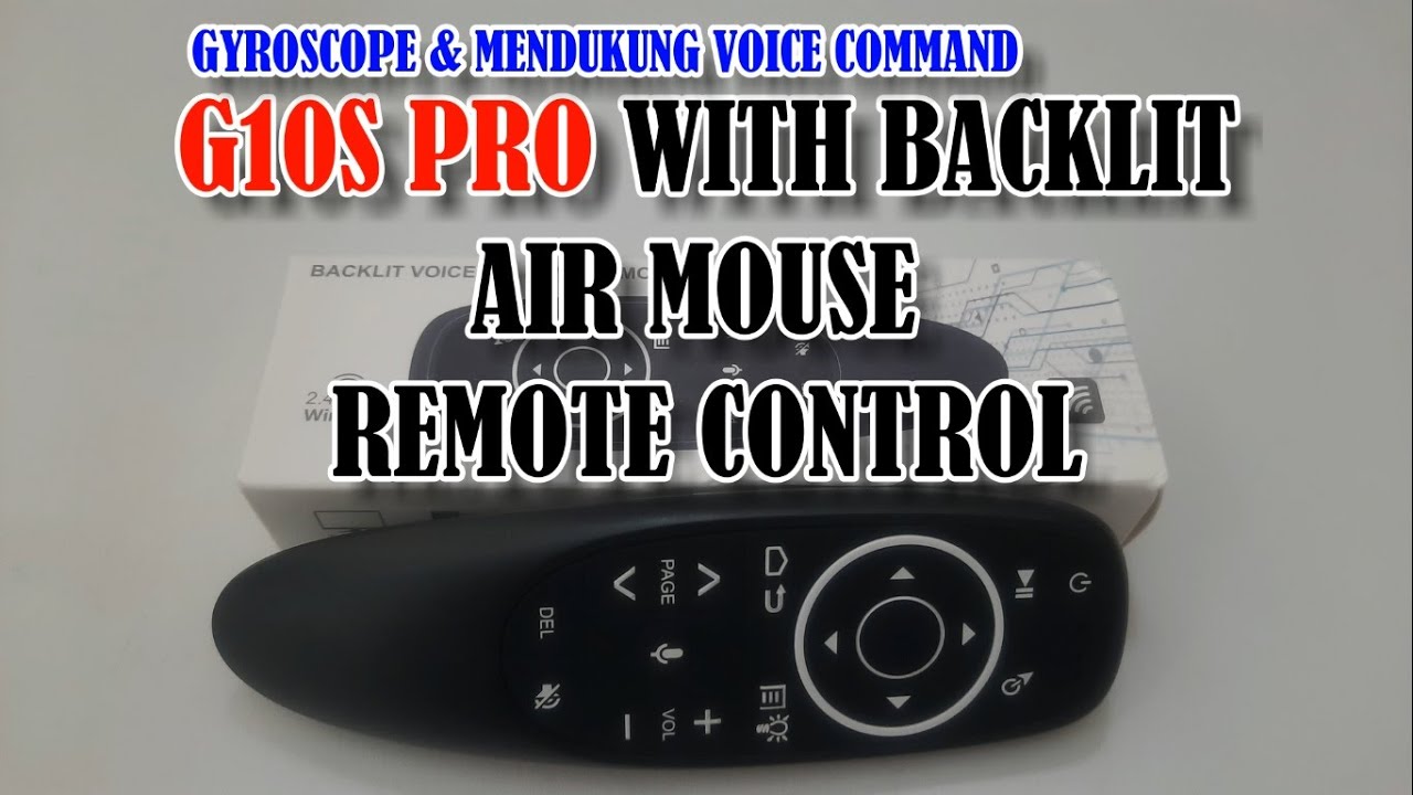 G10s Pro Gyro Air Mouse Remote Control Dengan Tombol Backlight - YouTube
