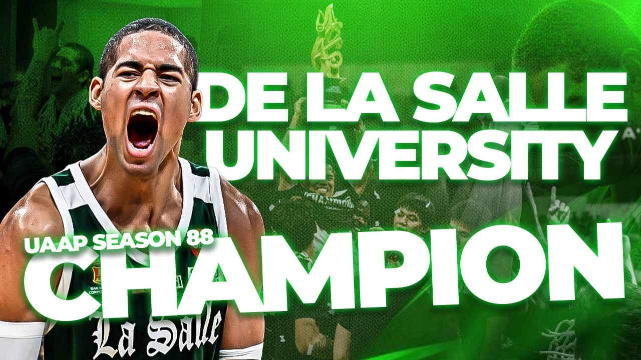 DLSU Green Archers UAAP Season 88 Champion - YouTube